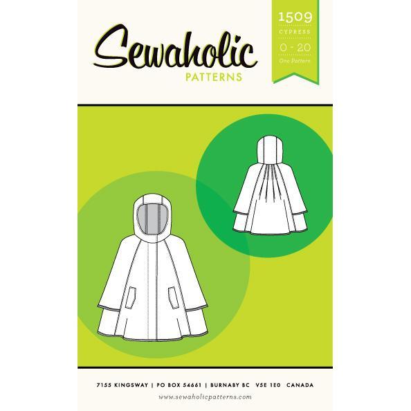 Sewaholic Cypress Cape Paper Pattern – Spool of Thread