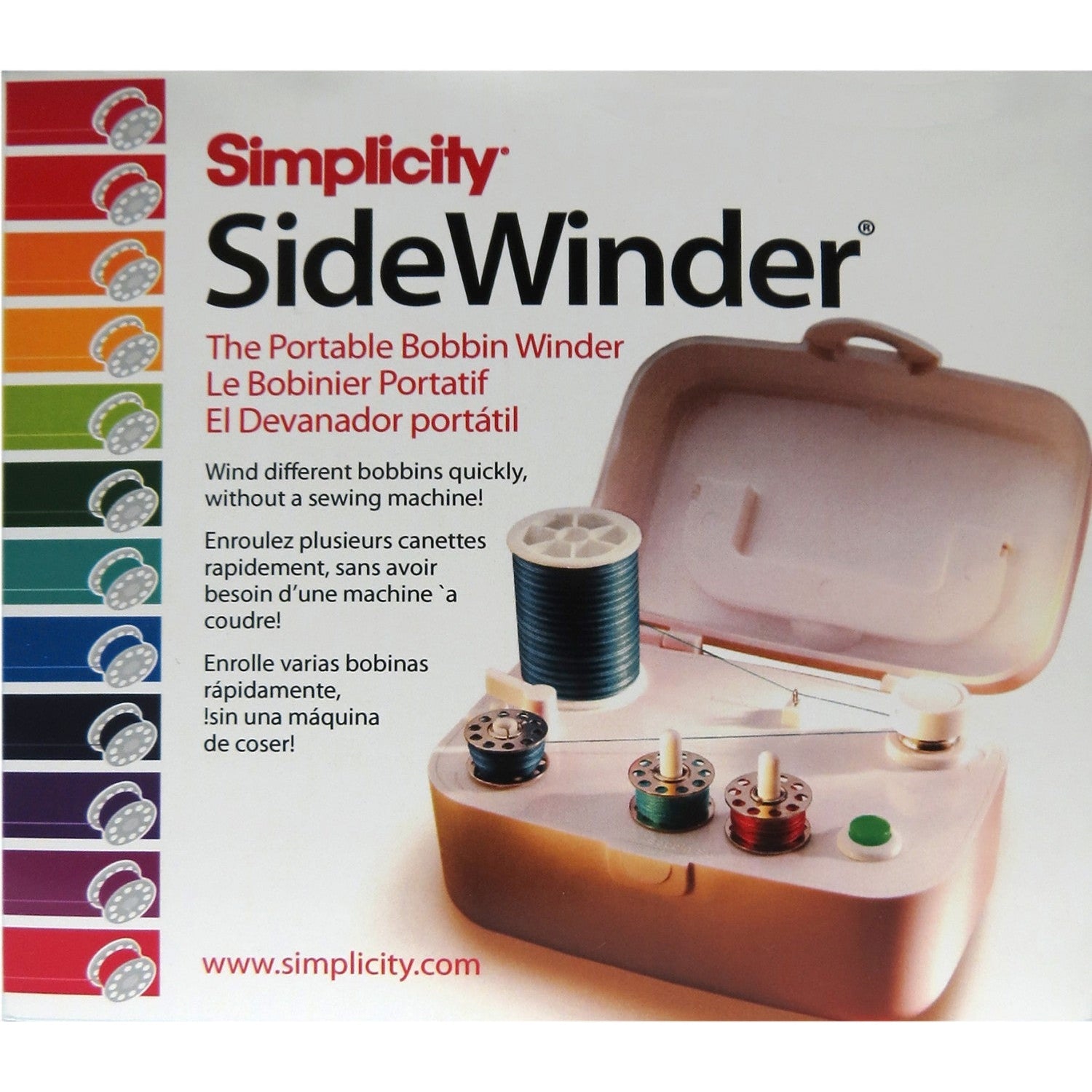 Side Winder Portable Bobbin Winder – Spool of Thread